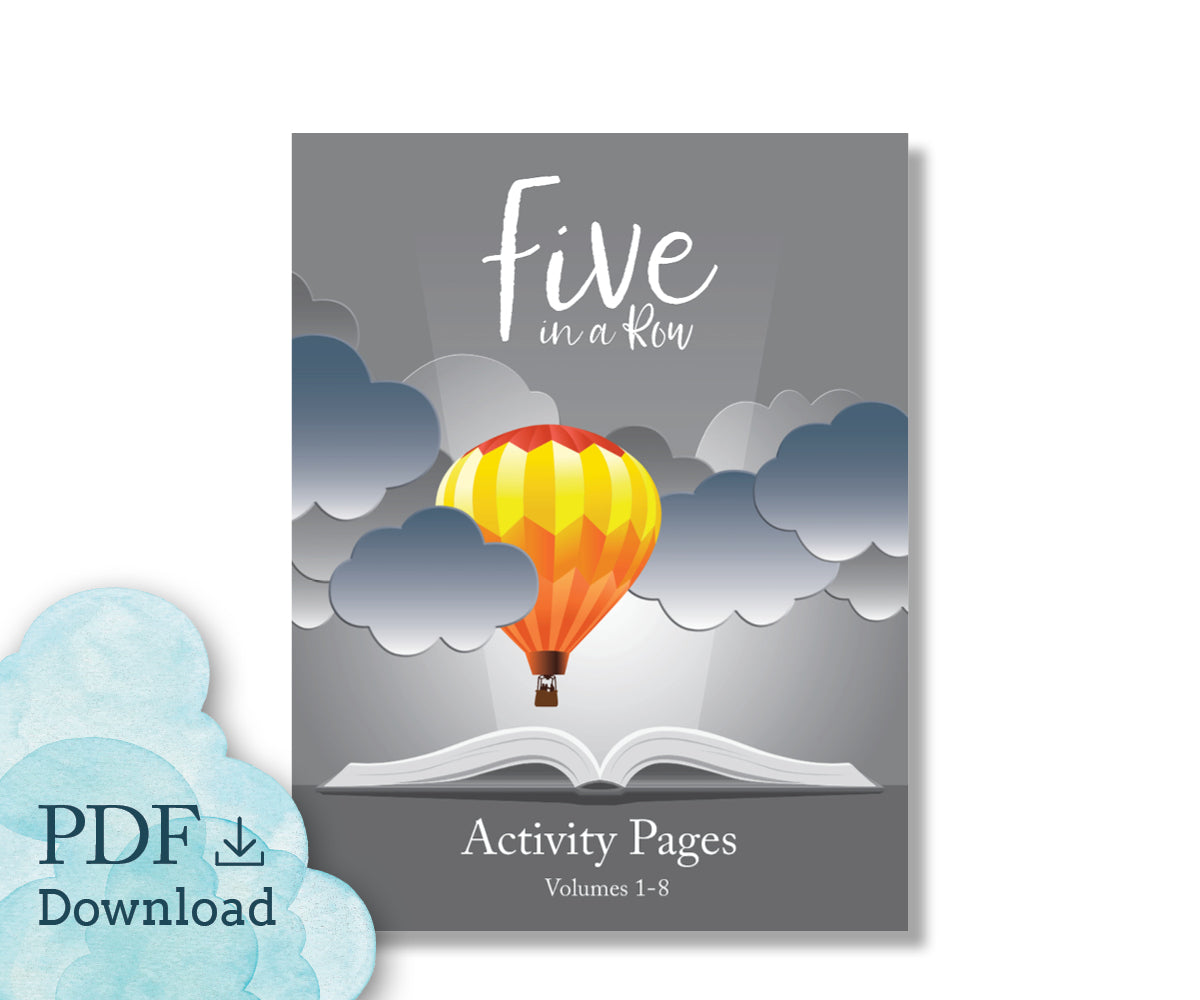 Activity Pages for Volumes 1-8 - Digital – Five in a Row