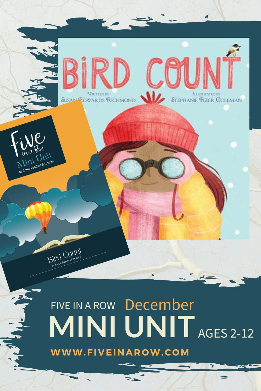 Mini Unit - Bird Count (December) – Five in a Row